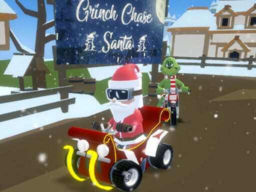 Grinch Chase Santa – Free Game | SuperKidGames